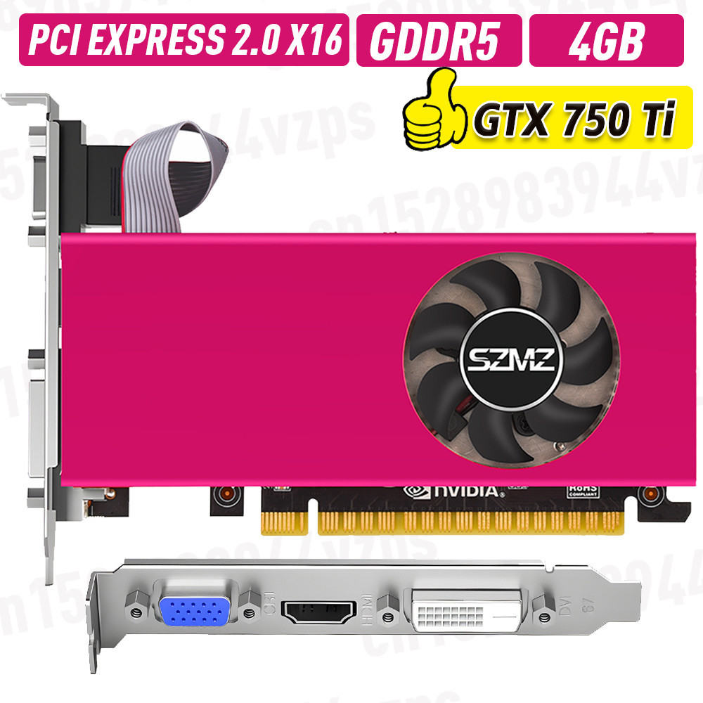 【4GB Graphics Card GTX 750TI DDR5 Desktop Graphics Card HDMI-Compatible ...