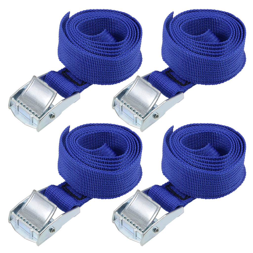 ~uxcell 4Pcs 1M x 25mm Lashing Strap Cargo Tie Down Straps w Cam Lock ...