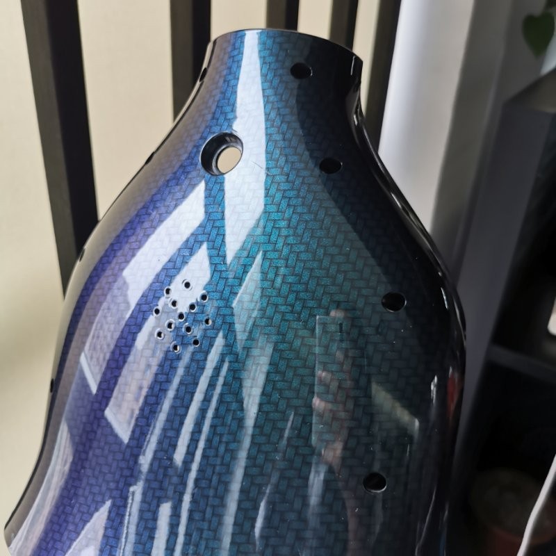 50cm chameleon real carbon fiber laser effect water transfer printing ...