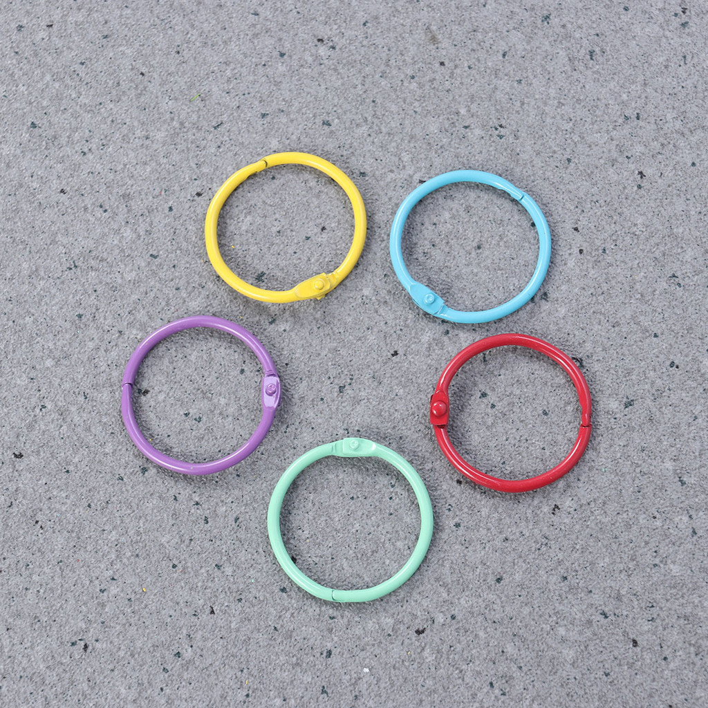 Metal Book Rings Loose Leaf Binder Book Binder Hoops Office Loose ...