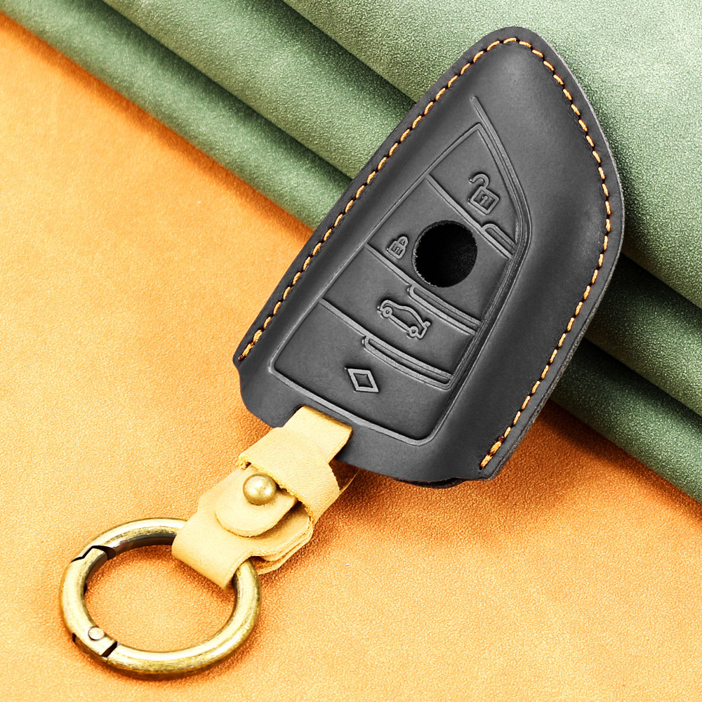 ☆Car Remote Key Case Leather Cover For BMW G20 G30 X3 G01 F25 X5 F15 X6 ...