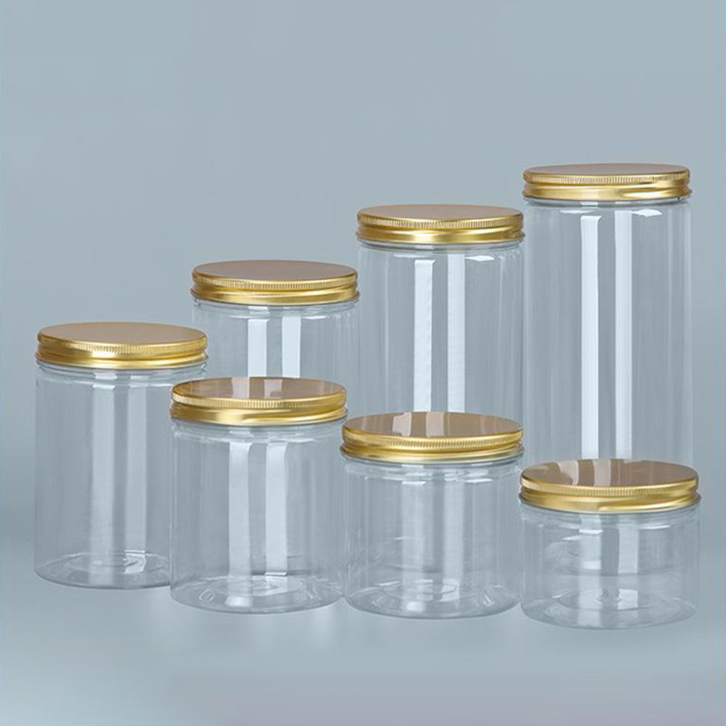 Transparent Sealing Jar With Aluminium Screw Lids Kitchen Organizer ...