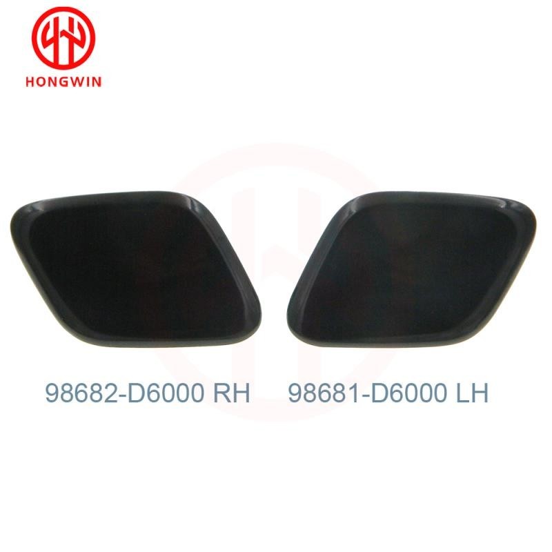 Front Bumper Headlight Washer Nozzle Jet Cover Headlamp Washer Spray ...