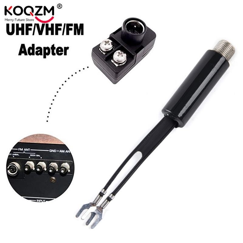 75 Ohm To 300 Ohm UHF/VHF/FM Transformer Converter Adapter With F Type ...