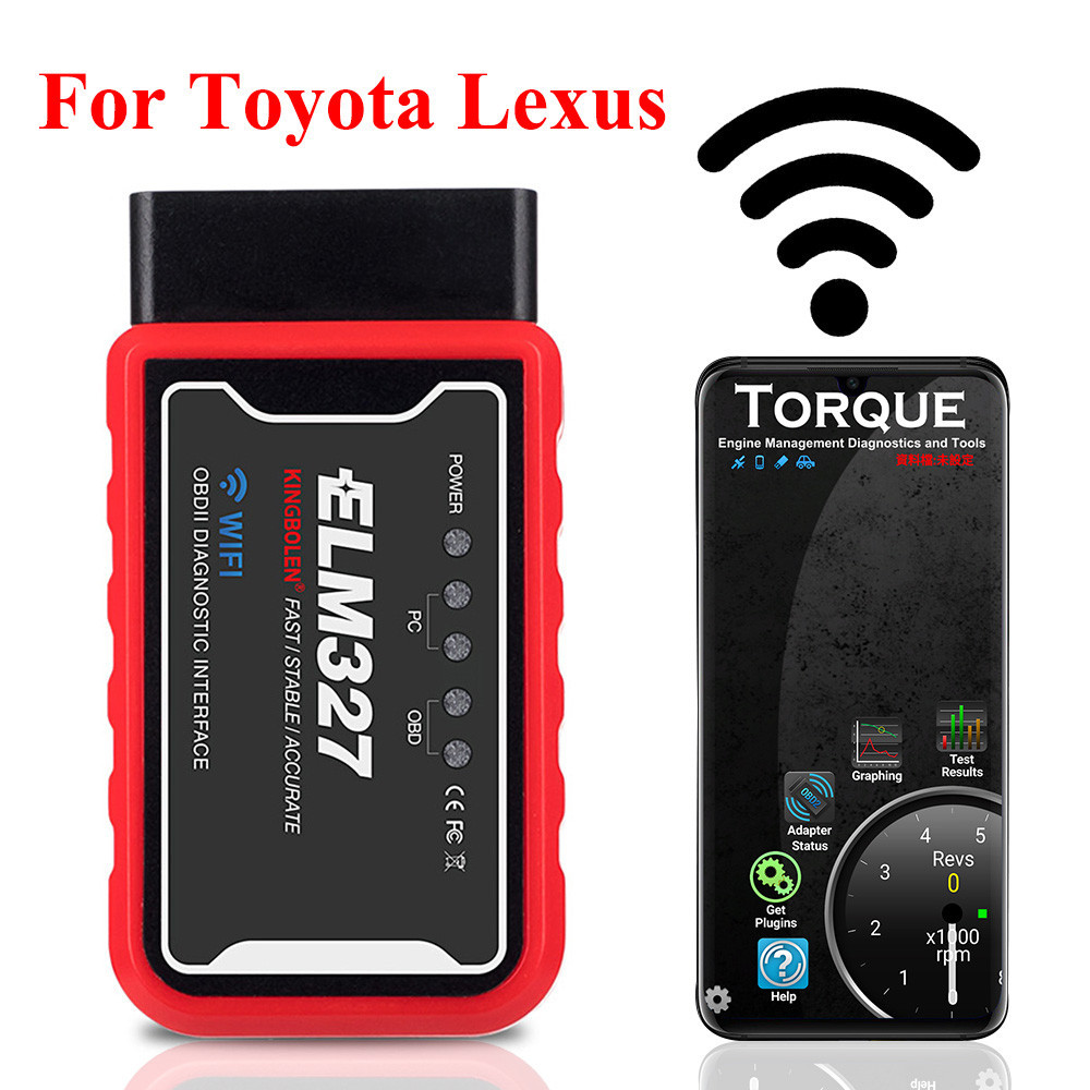 ♚V1.5 OBD2 Car Scanner For Toyota Lexus Corolla Highlander Harrier RAV4 ...
