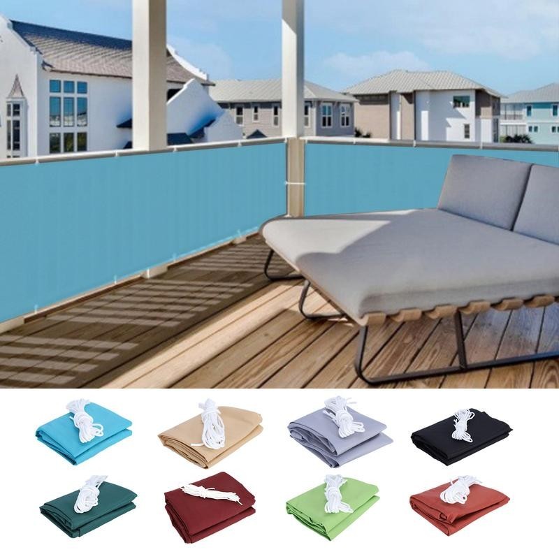 Balcony Screen Rectangle Sun Shade Net Porch Patio Windscreen Balcony ...