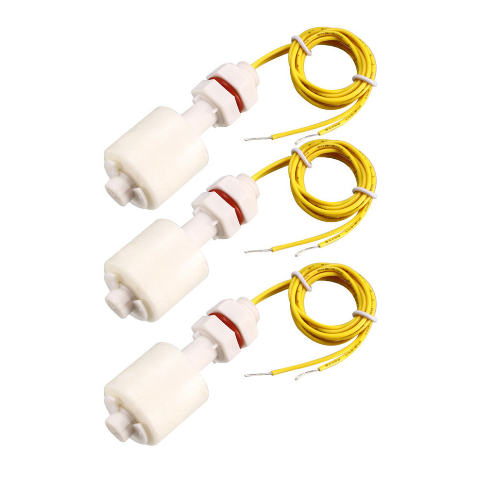 웃3pcs PP Float Switch M10 57mm Vertical Liquid Water Level Control ...