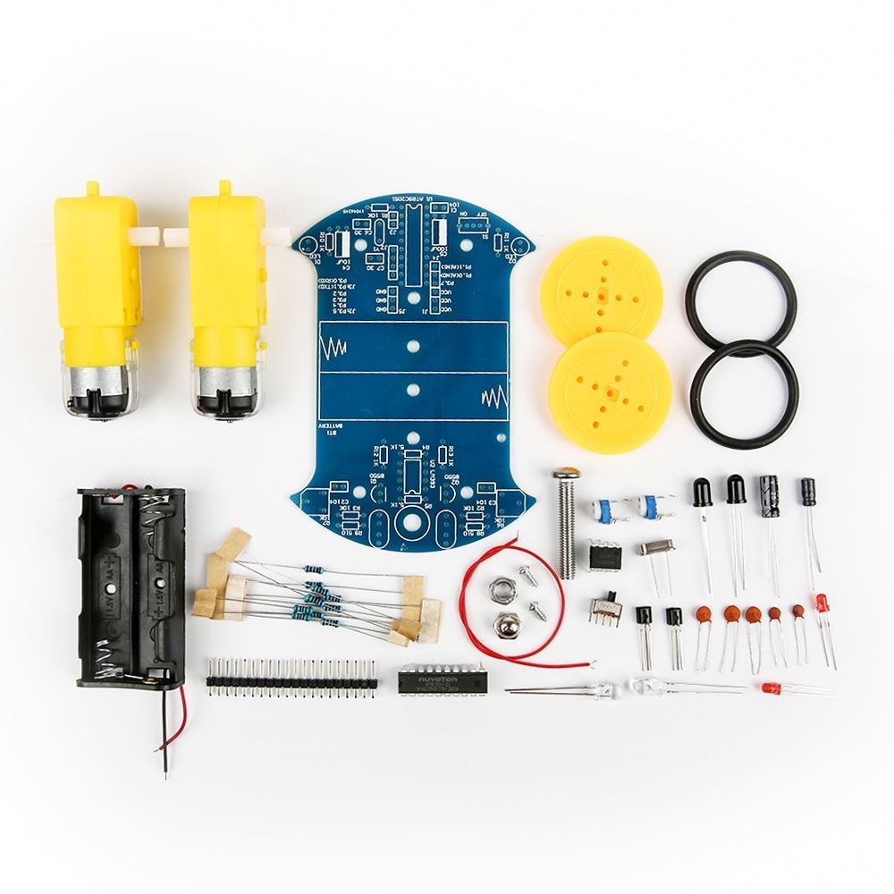 Robotlinking D2-2 Diy Intelligent Tracking Line Smart Car Suite Kit ...
