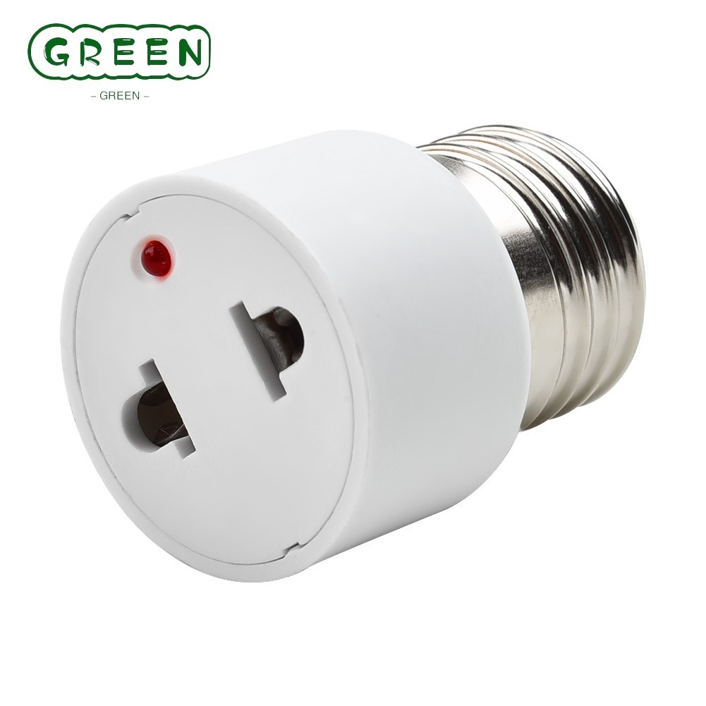 E27 US/EU Plug Bulb Holder Lamp socket adapter Fixture Adapter | Shopee ...