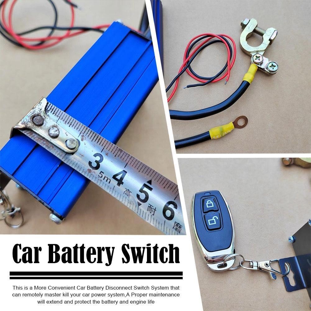 ⚔Car Battery Isolator Wireless Remotes Control Relays 12V 200A Auto ...