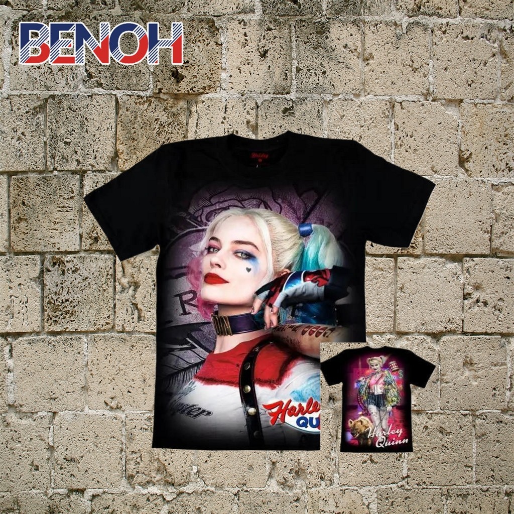 Harley Quinn Benoh Retro Anime shirt Cartoon Fashion street culture ...