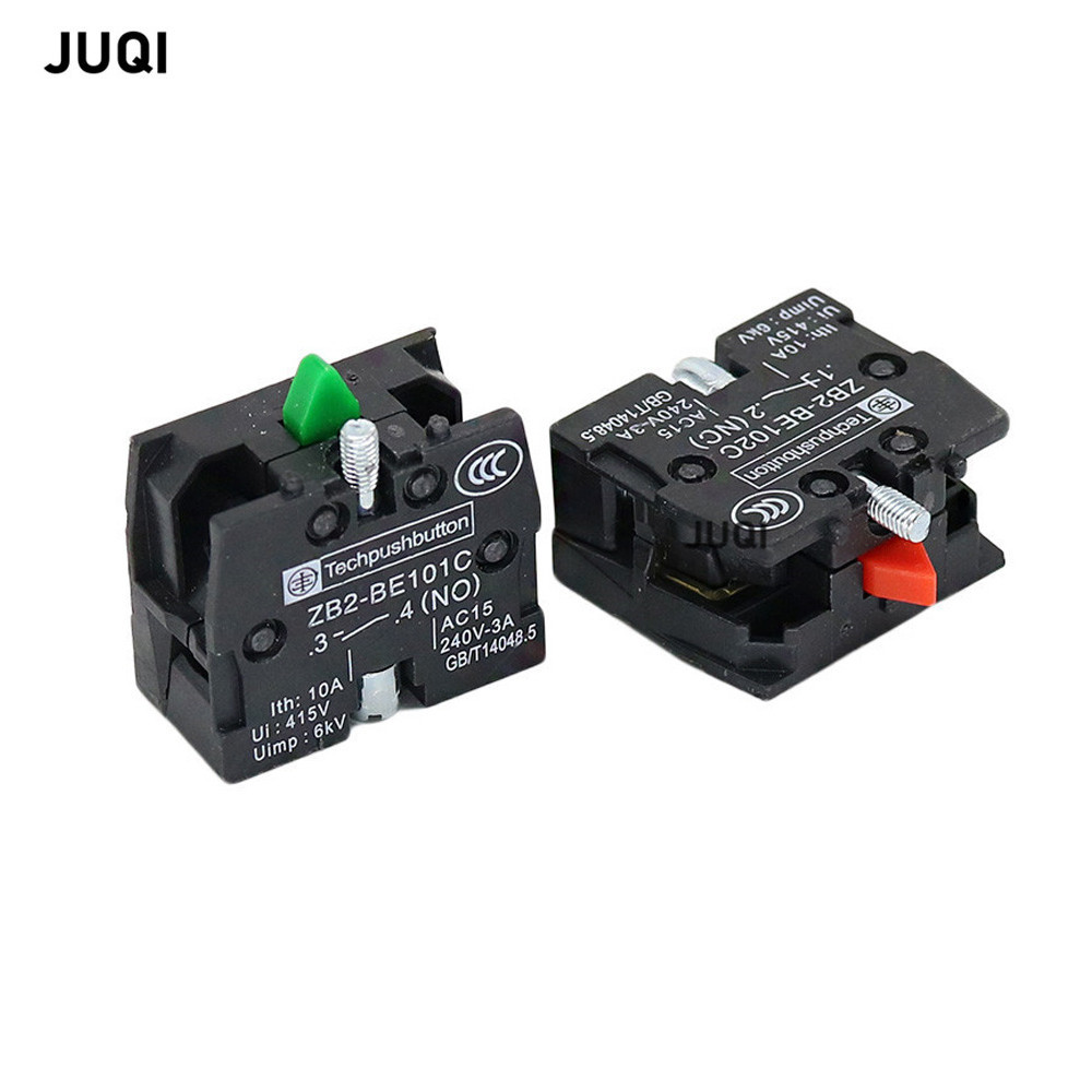 ☞1PCS XB2 Push Button Switch Contact Block ZB2BE102C(NC) 10A Contact ...