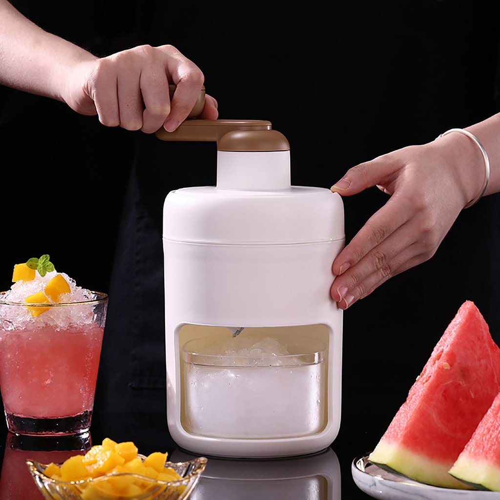 Manual Ice Smoothie Maker Portable Hand Crank Ice Blenders with Ice ...