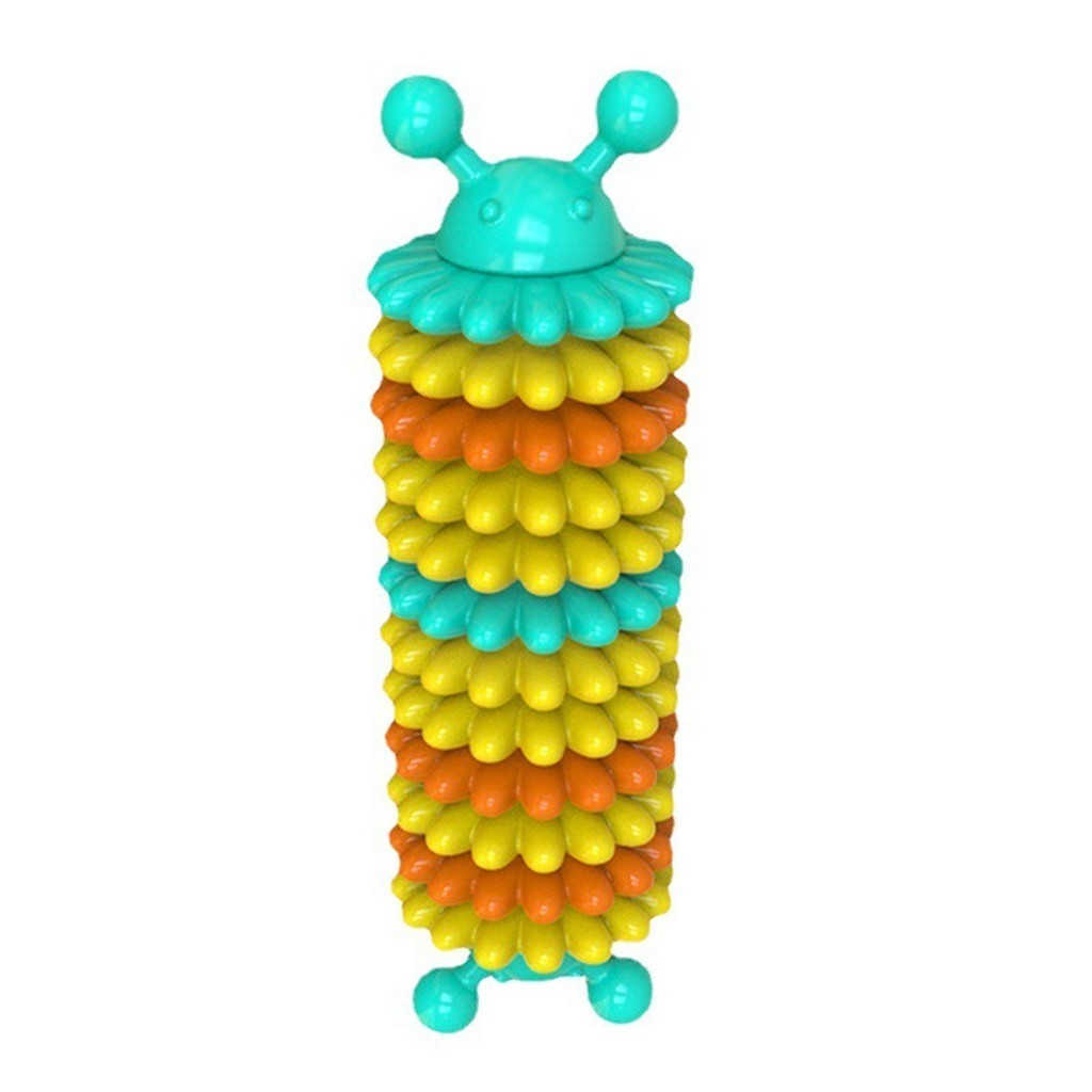 Pet Toys Dog Bite Toy Caterpillars Cleaning Grinding Toys Plastic Pet ...