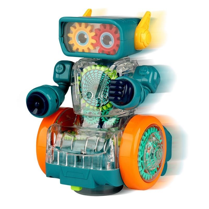 Education Robot For Kids Lighted Science Robotics Walking Toys For Kids ...