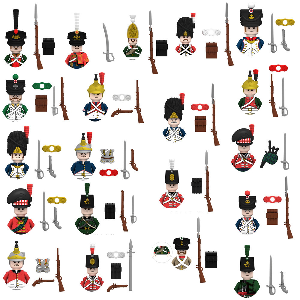 Napoleonic Soldier Cavalry Light Infantry Imperial Navy Series Mini ...