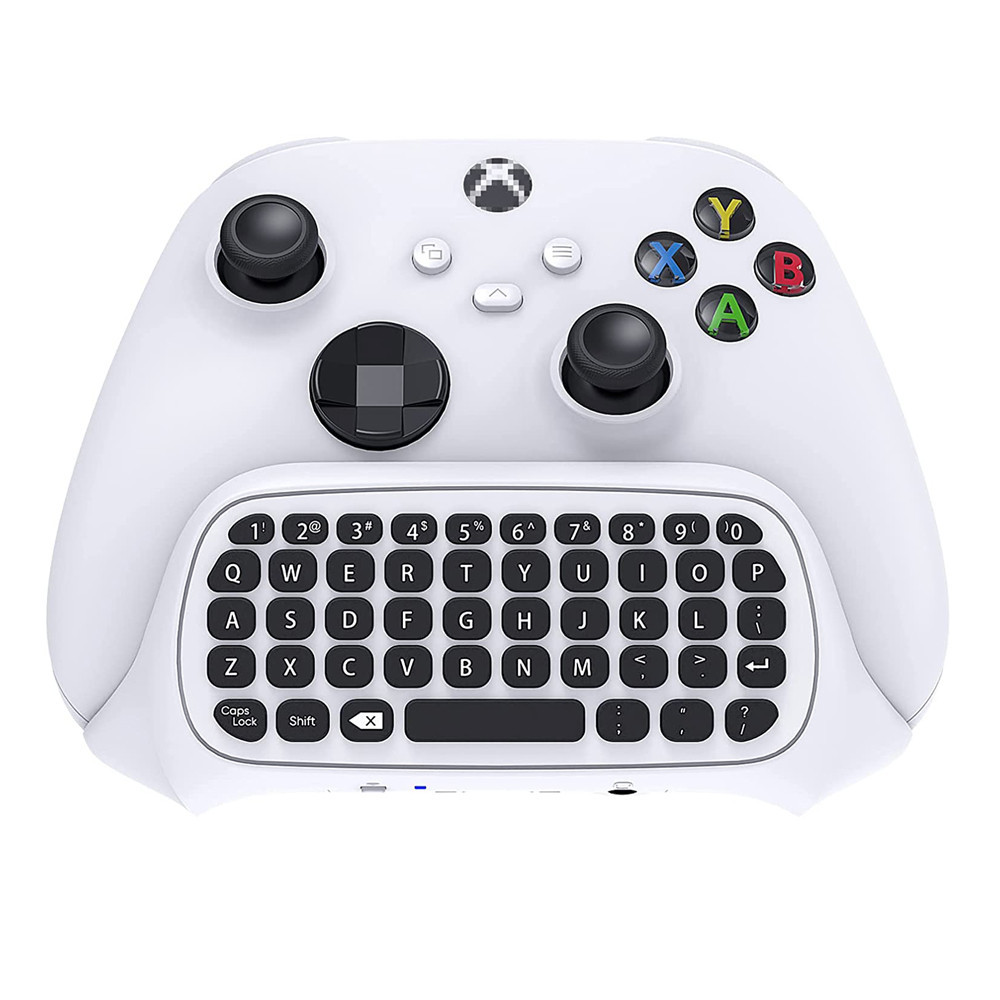 Wireless 2.4Ghz Mini Controller Keyboard Gaming Chatpad with Audio ...