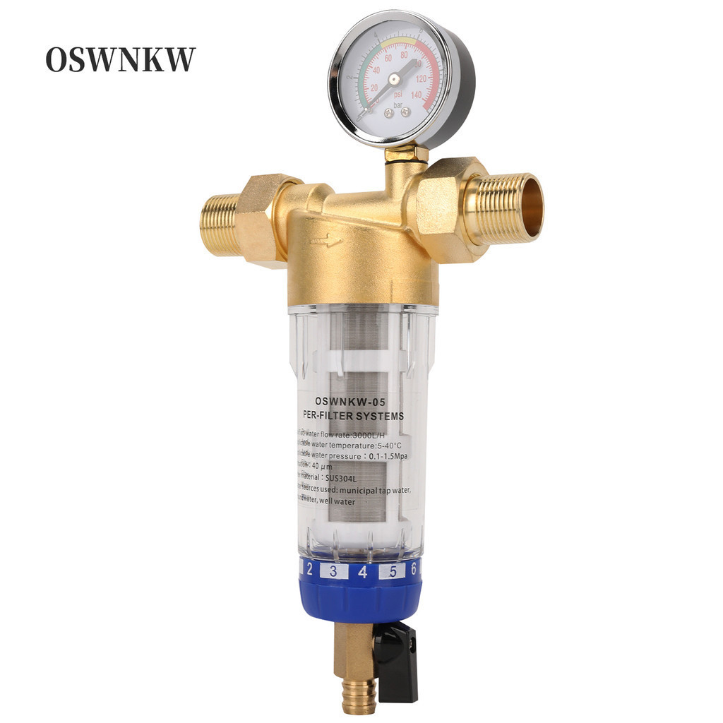OSWNKW-05 Pre Filter Purifier Whole House Spin Down Sediment Water ...