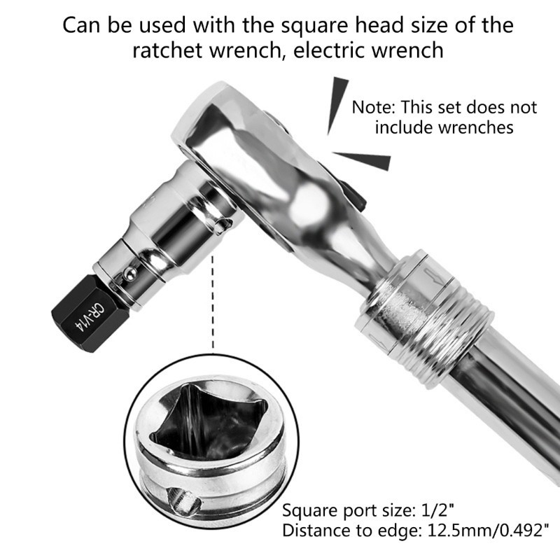 ♝652F 14 Piece 1/2-Inch Drive Low Profile Impact Hex Driver Set, 3-24mm ...
