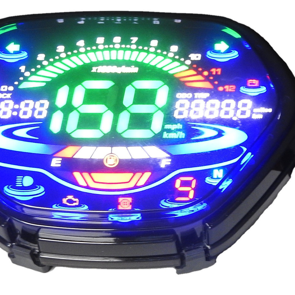 Inductive gasoline engine tach hour meter tachometer wave 100 digital ...