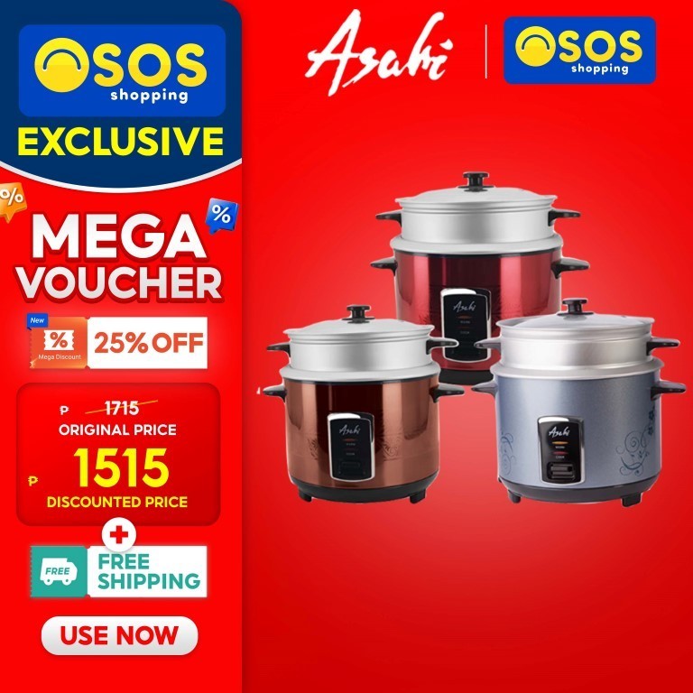 Asahi Original Automatic Rice Cooker 10 Cups 1.8L Straight Type with ...