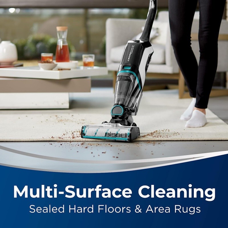 BISSELL CrossWave Cordless Max All in One Wet-Dry Vacuum Cleaner and ...