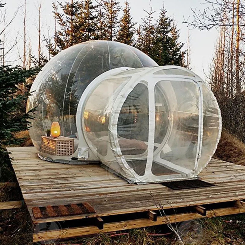Dome Transparent Inflatable Balloon House Outdoor Bubble Tunnel PVC ...