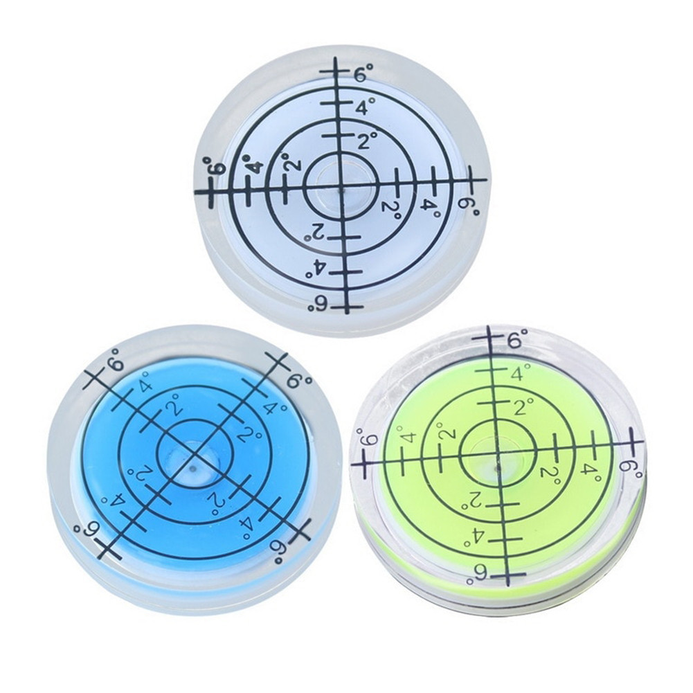 Spirit Level Bubble 32mmX7mm Mini Round Bullseye Leveller Boat Caravan ...