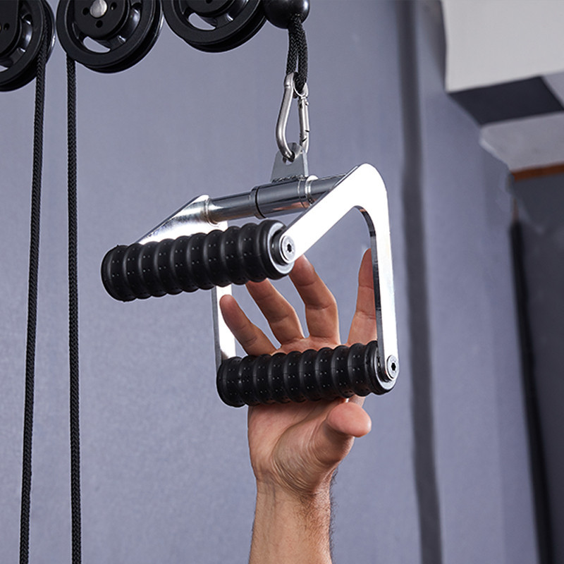 ♦Fitness Rowing Machine Handle Pulley Cable Machine Attachment LAT ...
