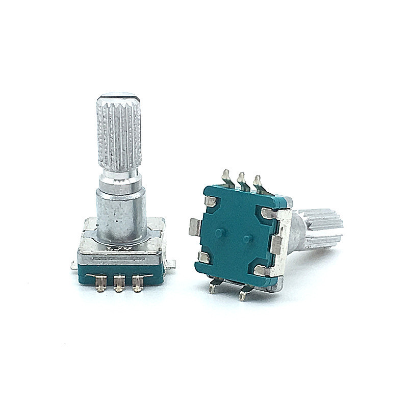 ☮5pcs EC11 Encoder Switch Without Push Button Switch Turn Left or Right Self Reset Rotary ...