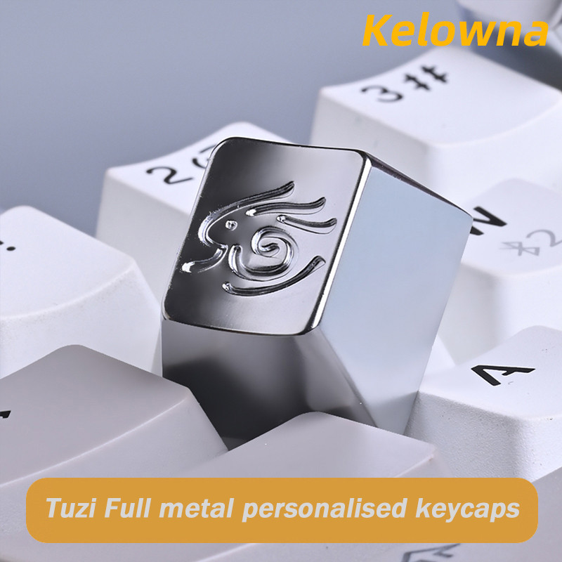 ★ESC Tuzi Full metal personalised keycaps 1 Keys Cherry Profile R4 ...