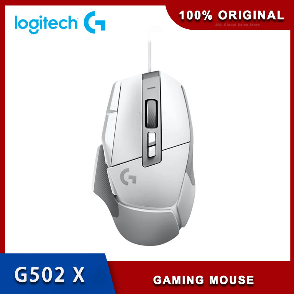 유Logitech G502X Wired Gaming Mouse Lightforce Hybrid Optical-Mechanical ...