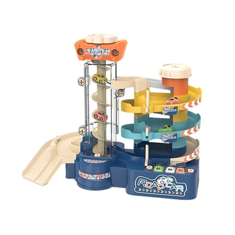 City Car Garage Playset Toy Funny Electric Elevator Toy Parking Lot ...