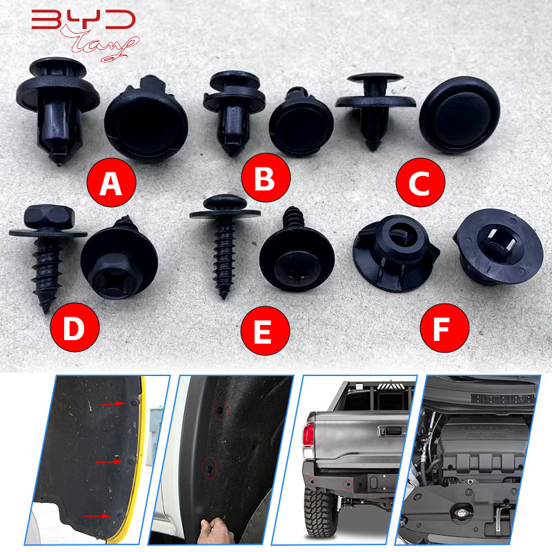 ☯10 piece For BYD ATTO 3 Yuan Han Tang Song Car Interior Panel Clips ...
