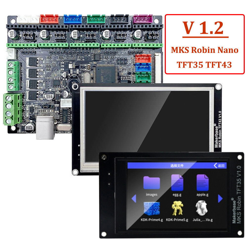 ۞Makerbase MKS Robin Nano V1.2 32Bit Control Board ROBIN TFT35 TFT43 ...