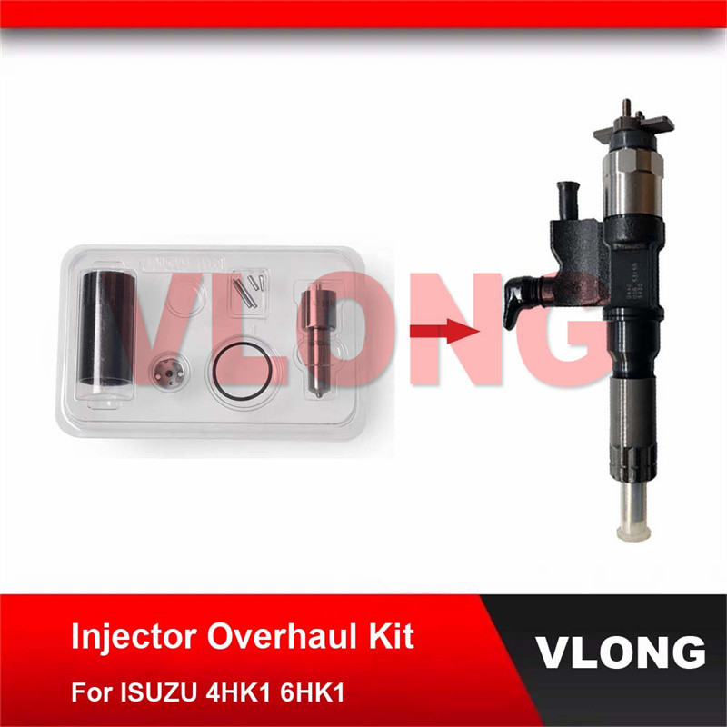 ☾New Diesel Fuel Injector Overhaul Kit For ISUZU 4HK1 Nozzle Tip ...