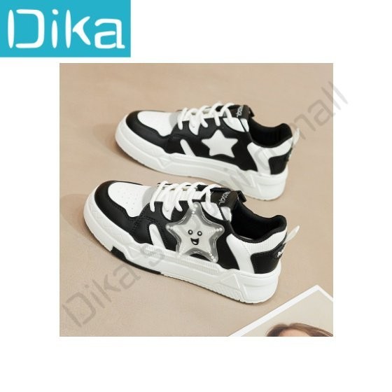 【DK】New White Shoes Walking Style Platform sneakers Fashion lightweight ...