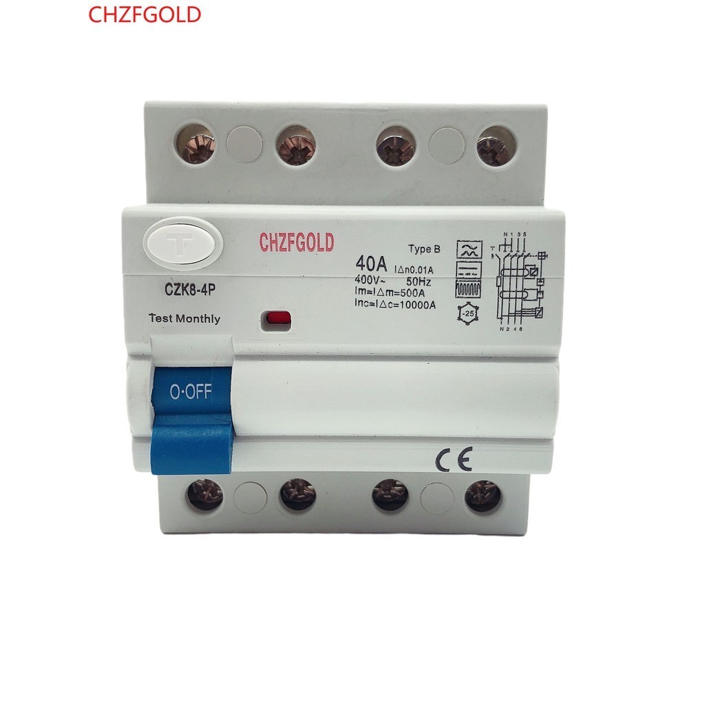 ★earth leakage circuit breaker RCCB 1P+N 3P+Nrccb 2p 4P Type B RCCB ...