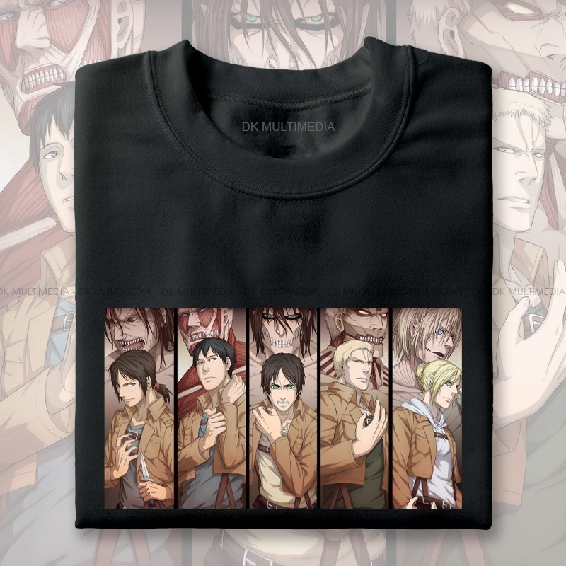 DK Multimedia - Attack on Titan Banner Shirt | UNISEX SHIRT | STATEMENT ...