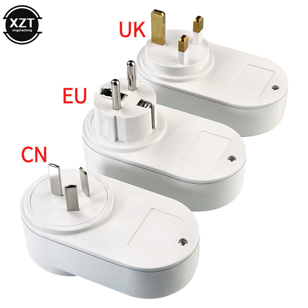 ⚕Universal Remote Control Smart Socket Plug Wall 433mhz RF Outlet ...