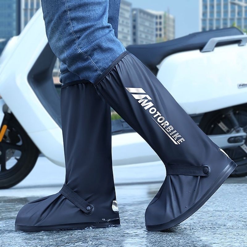 Motorcycle Shoe Covers Waterproof Motorcyclist Overboot Anti-slip Rain ...
