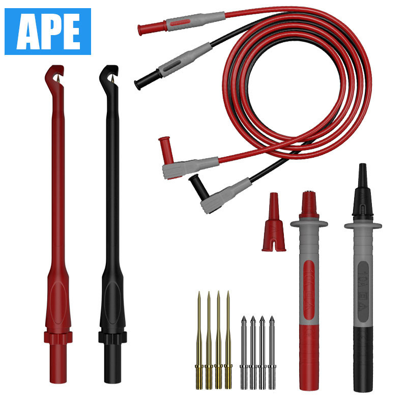 ⊰Multimeter Automotive Test Leads Kit with Wire Piercing Clip Puncture ...
