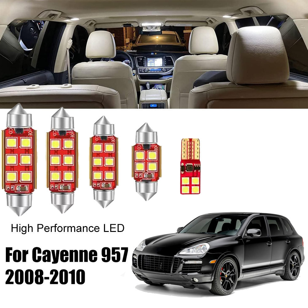 ☮19Pc Top Quality Led Interior Light Kit For Porsche Cayenne 957 2008 ...