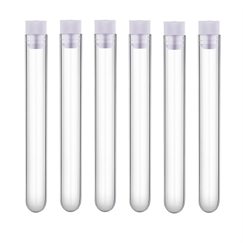 웃300 Pack Clear Plastic Test Tubes 12 x 100mm 12 Ml Plastic Tubes with ...