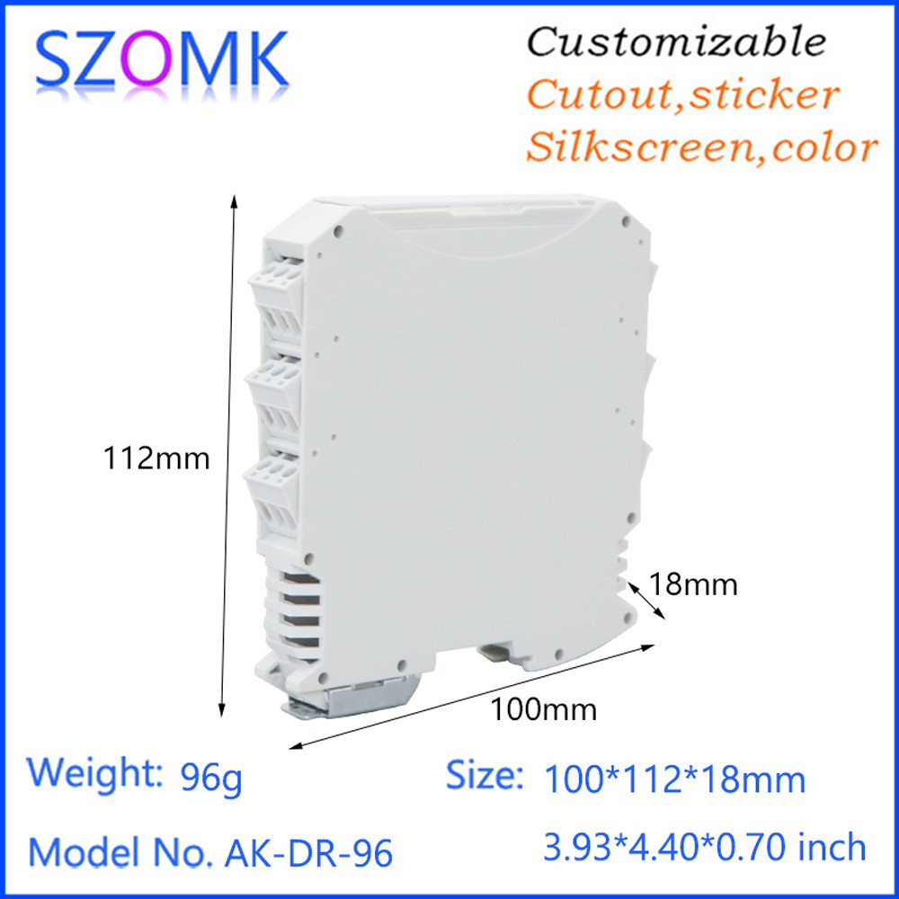 【Industrial Electronic Distribution Box Pcb Terminal Cover Case PA66 ...