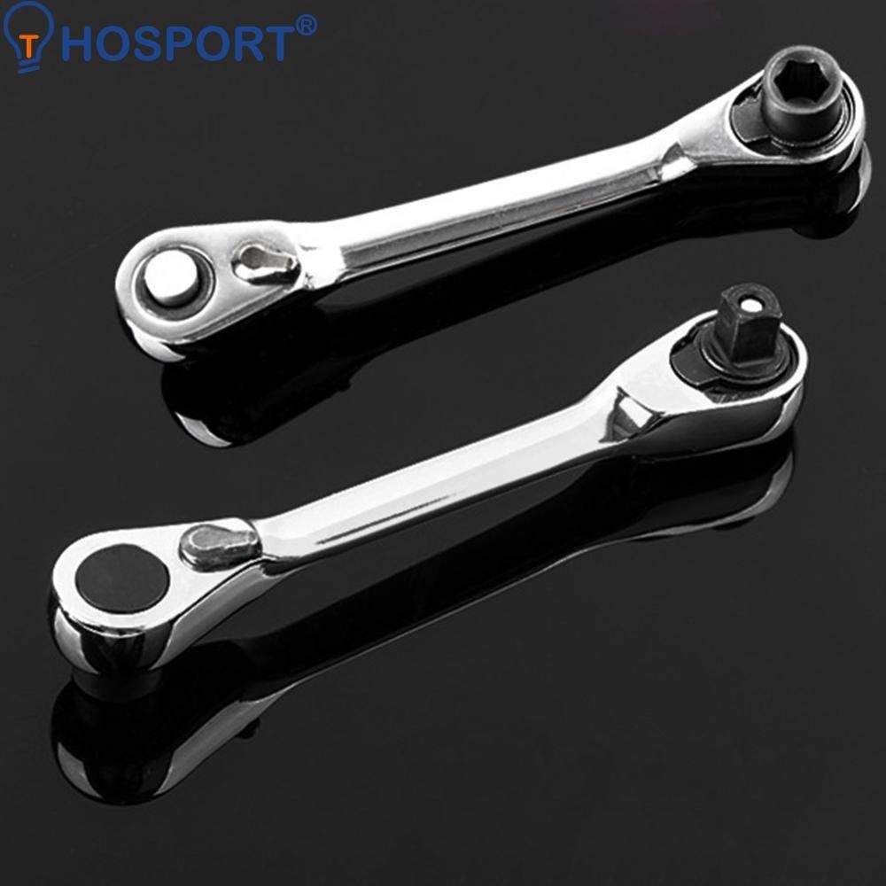 Double Ended Quick Socket Ratchet Wrench 72 Teeth Screwdriver Hex ...