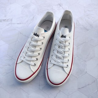 Advan Shoes Cream Colored White Low Cut Shoelace Sneakers Unisex Casual ...