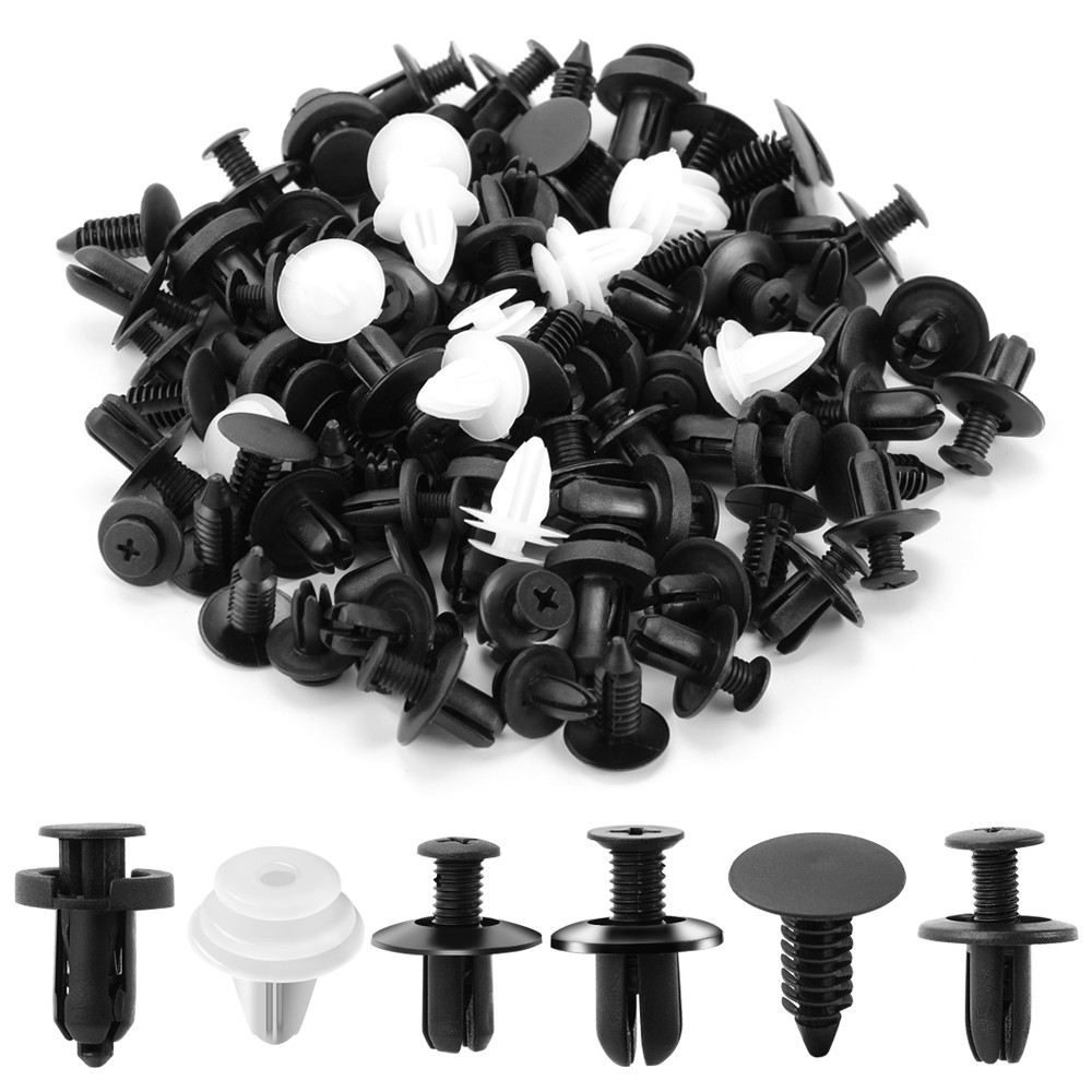 6 Size 100pcs Mixed Auto Fastener Clip Car Accessories for nissan ...