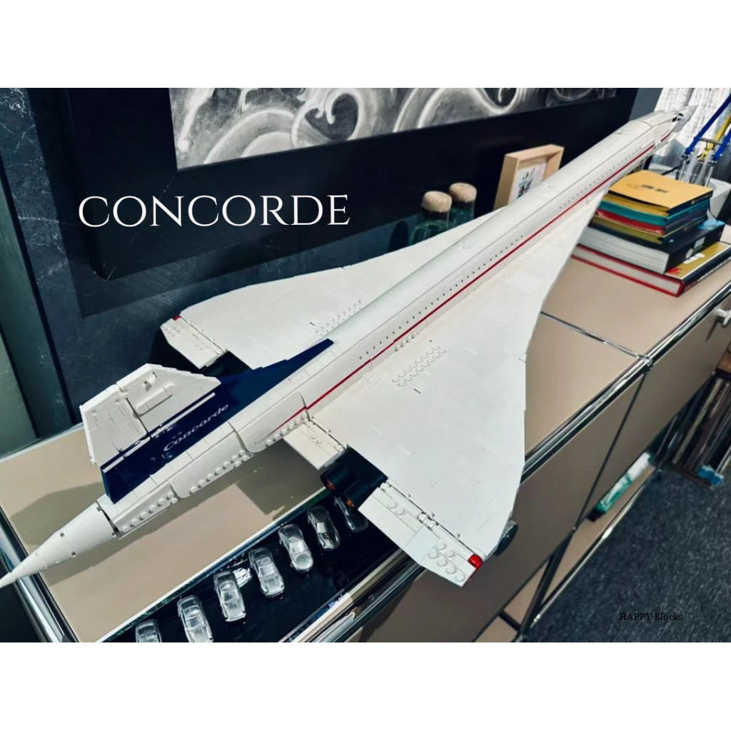 ♡2024 New 10318 Airbus Concorde Building Kit World First Supersonic ...
