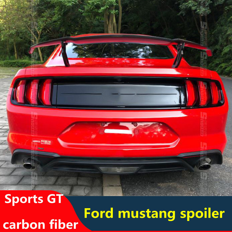 ️Carbon Wing Spoiler Mustang Rear Lip Rear Spoiler High Quality Colour ...